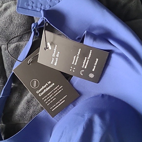knix | Intimates & Sleepwear | Blue Knix Shadow Mesh Bra | Poshmark